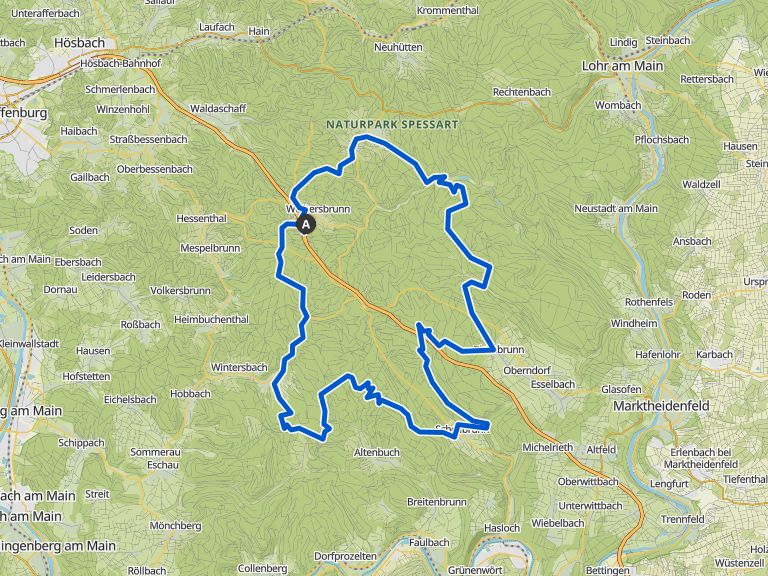 Spessart Wandertour II/ Hasenstabweg komplett | Wanderung | Komoot